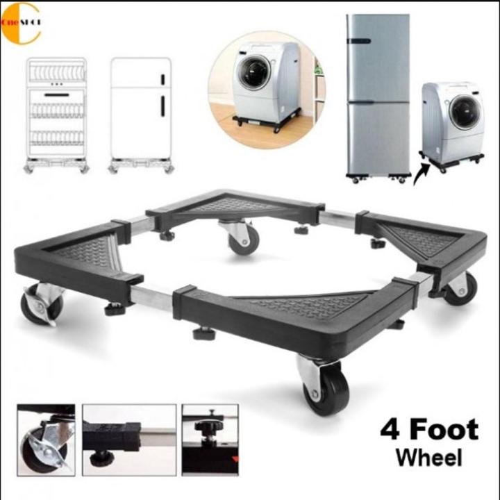 Washing Machine Stand Mount-Multi-Function Roller Washing Mobile ...