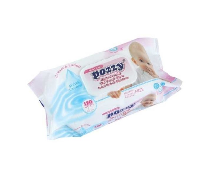 pozzy Baby wet wipes 120 pcs(Bangladesh) | Daraz.com.bd