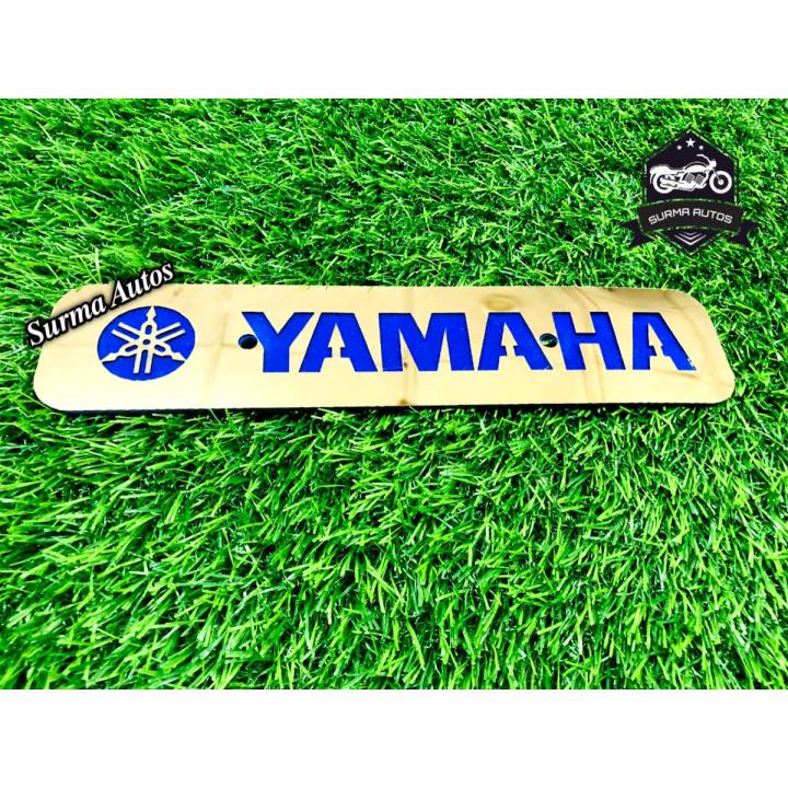 YAMAHA Motorcycle New Design Name Plate & Metal Large Size | Daraz.com.bd