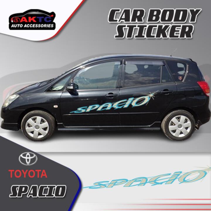 TOYOTA SPACIO body sticker car vinyl sticker car graphics decals car ...