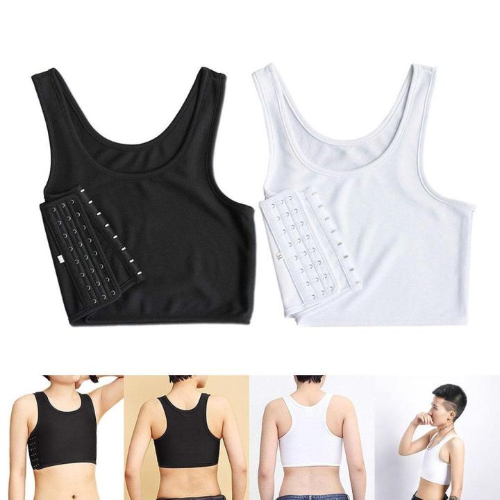 Tomboy Slim Fit Short Vest Chest Binder Tops | Daraz.com.bd