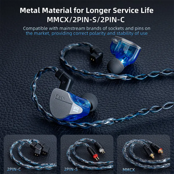 【Worth-Buy】 KBEAR ST12Plus iem cable 2pin Upgrade Cable Copper Cable ...