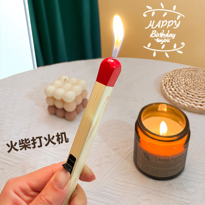 Match Lighter Creative Cute Match Stick Igniter Super Inflatable Long ...