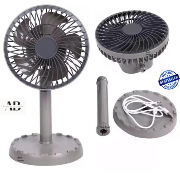 Joy Super JY-2218 Professional Rechargeable Portable Mini Table Fan ...