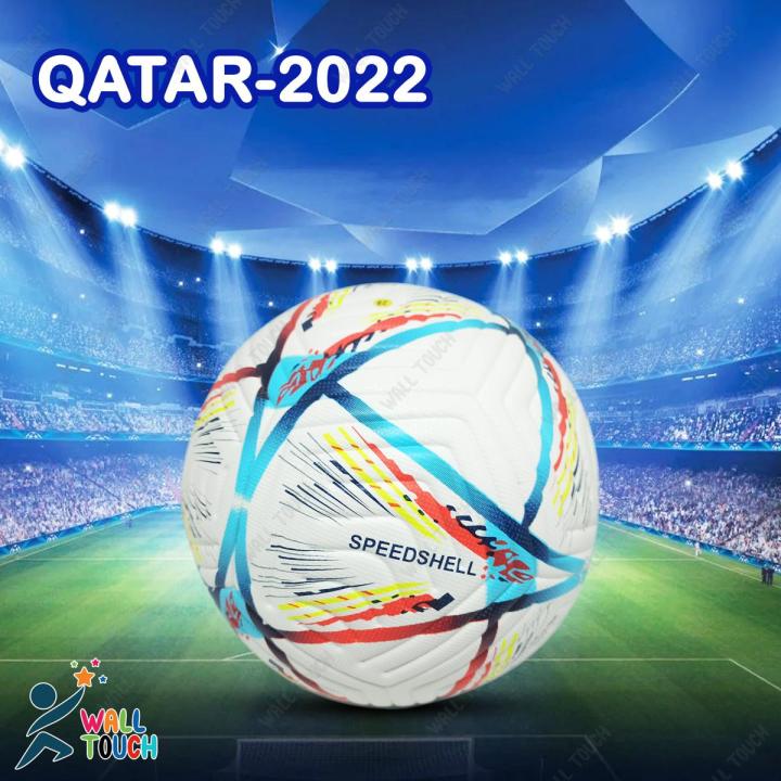 QATAR-2022 , AL-RIHLA; Top Non Stitched Football Green & White ...