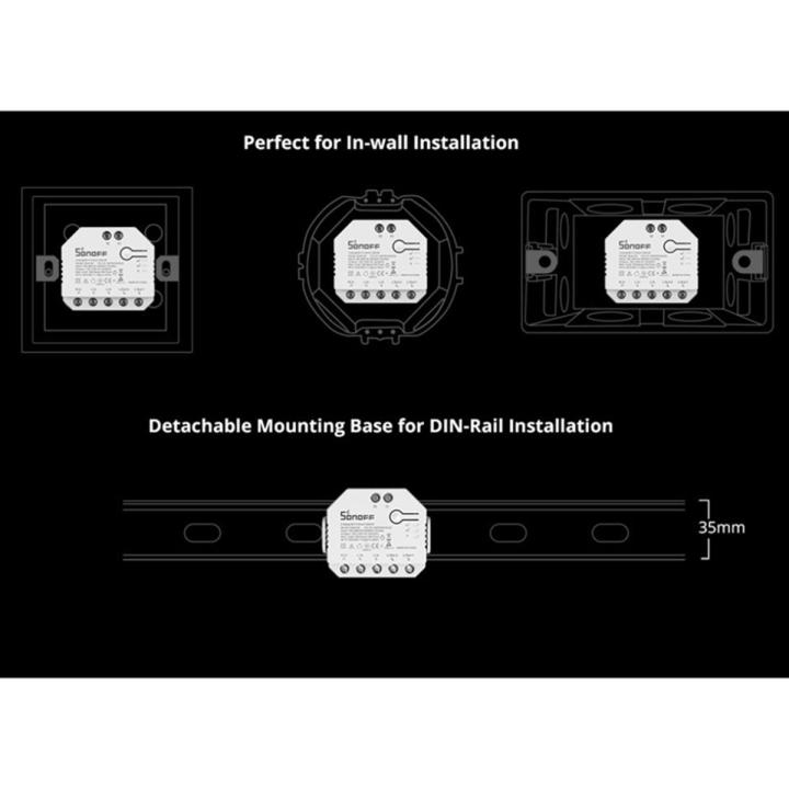 SONOFF Dual R3 Smart Wifi Switch 2 Gang Voice Control Via Alexa Home ...