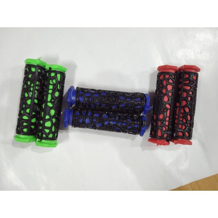 Multicolour Rubber Hand Grip for MTB Bike/Mountain Bicycle/Electric ...