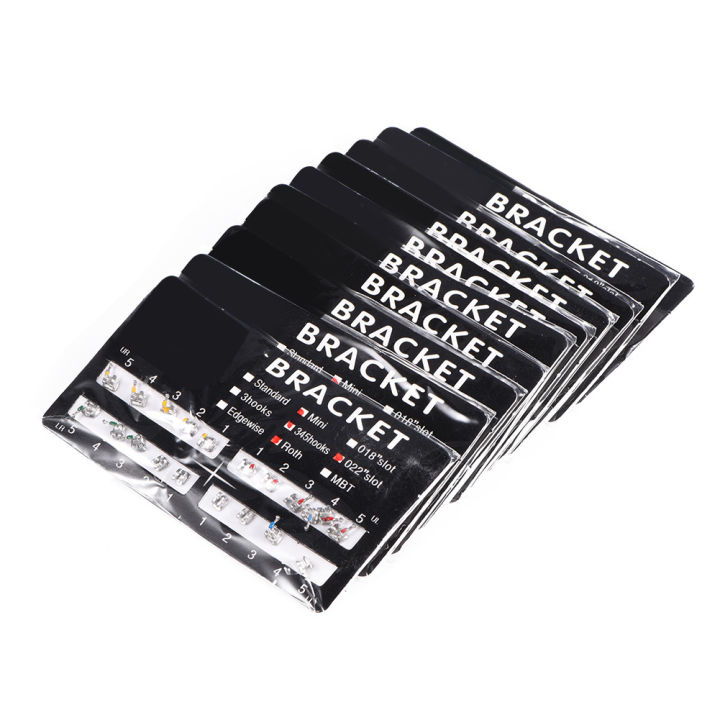 Metal Dental Teeth Orthodontics Brackets 10 Packs Braces Mini Roth 022 ...