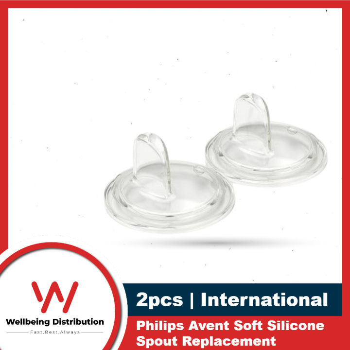 Philips Avent Soft Silicone Spout Replacement 2pcs Pack For 6m+ Easy ...