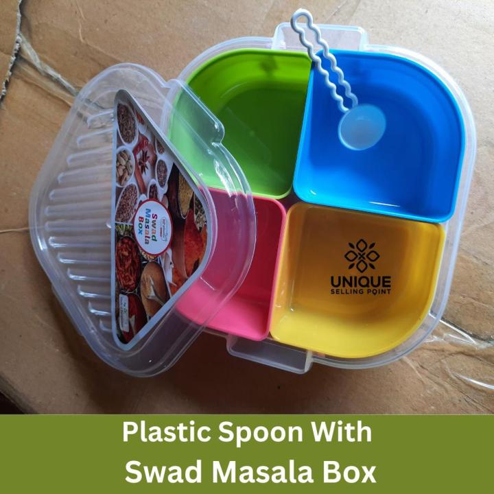 Plastic Spoon With Swad Masala Box | Daraz.com.bd