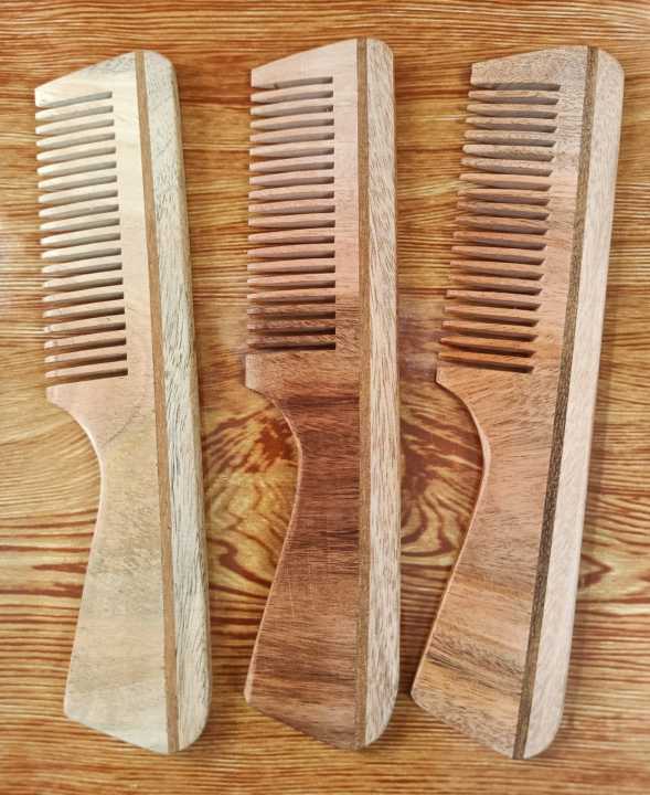 Wooden Hair Comb-1pcs - Hair Brush | Daraz.com.bd
