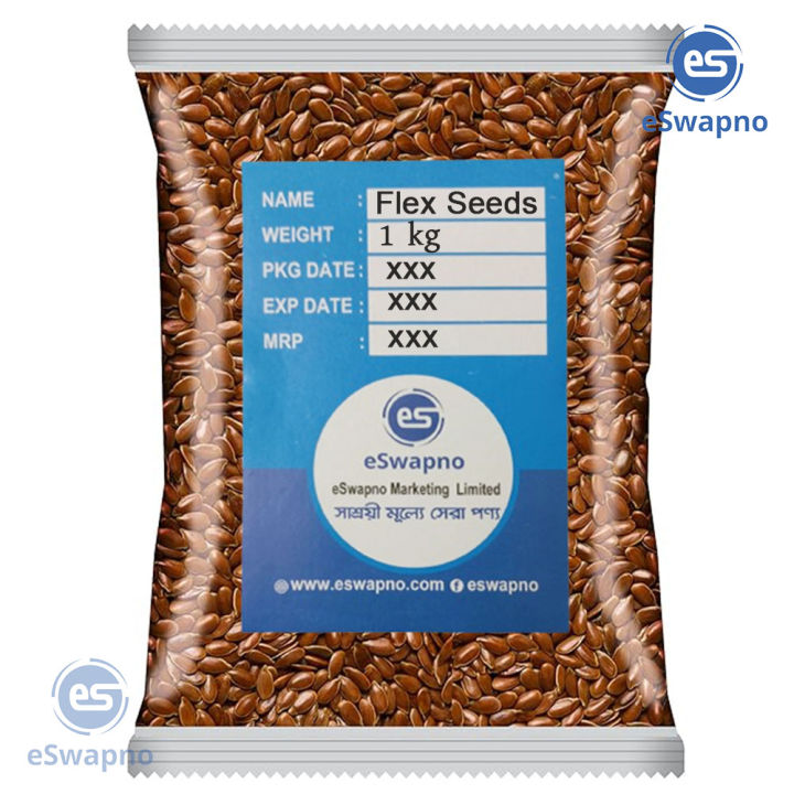 Whole Flax Seeds (Tisi) 1kg | Daraz.com.bd