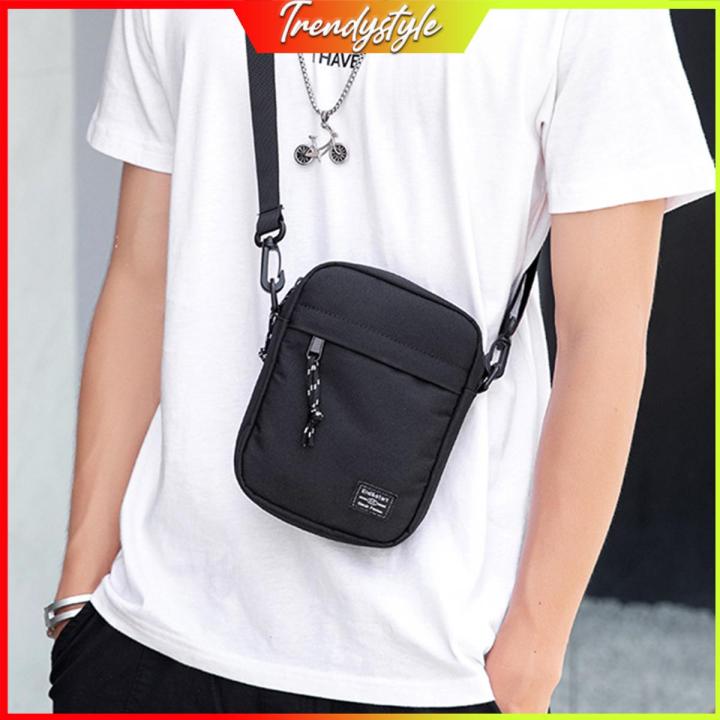 Men's Small Bag One Shoulder Mini Small Bag Small Satchel Bag ...