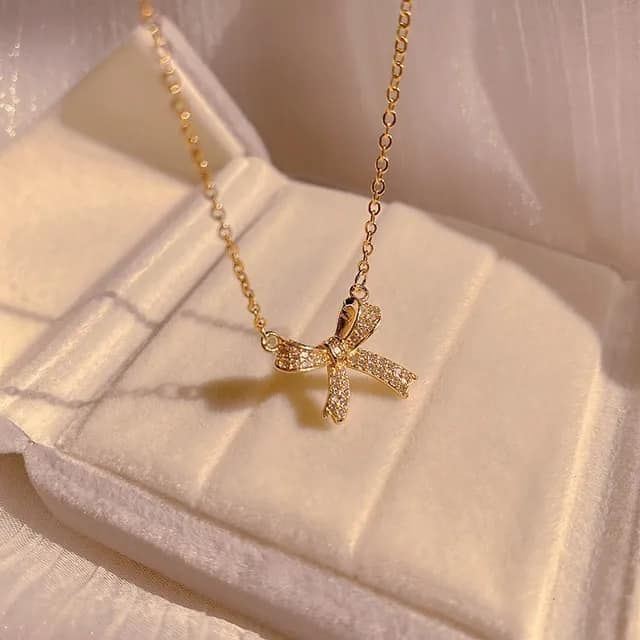 Cute Slim Chain Necklace Neck Jewelry Chain Locket for Women Girls ...