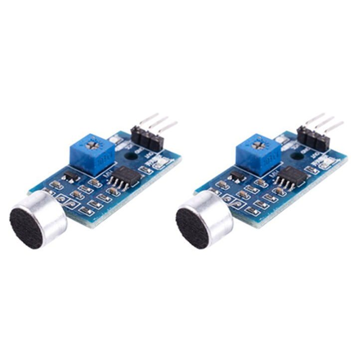 2X 3.3V/3.5V LM393 Microphone Amplifier Sound Sensor MIC Voice Module ...