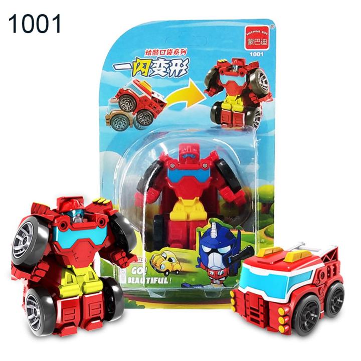 【3C VictoryEagle】Deformation Car Robot Transformable Truck Model Kid ...