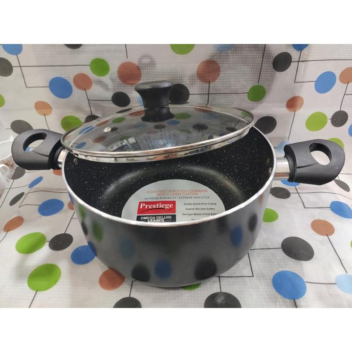 Prestiege 28cm Marble Coating Omega Deluxe Non Stick Cookware Casserole ...