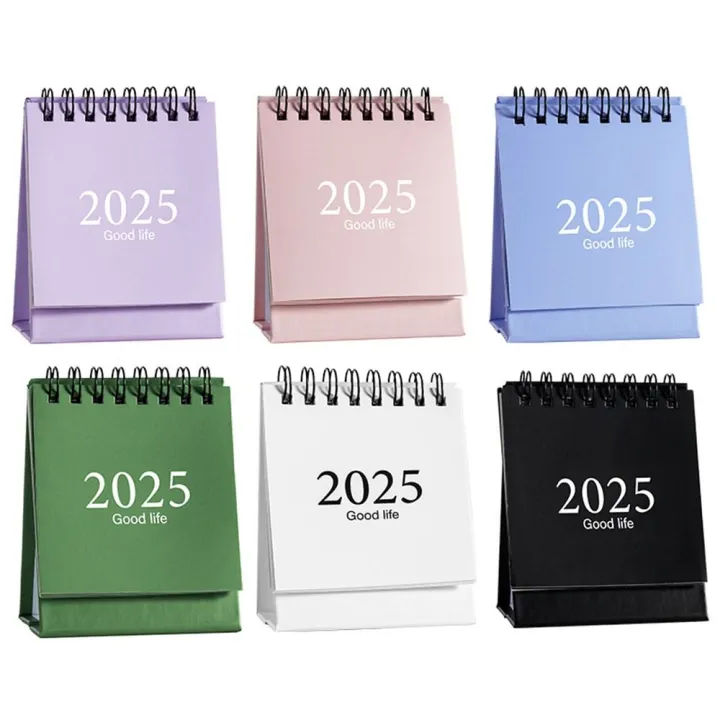 Mini Calendars 2024.7-2025.12 Table Desk Calendar Cute Protable Yearly ...
