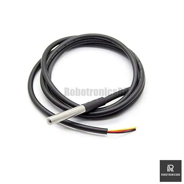 DS18B20 Digital Temperature Sensor Waterproof 3 Wire Stainless Steel ...