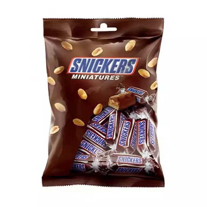 Snickers Miniatures Chocolate - 150g | Daraz.com.bd