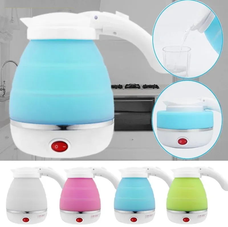 Electric Kettle Folding Electric Port Portable Travel Camping Kettle ...