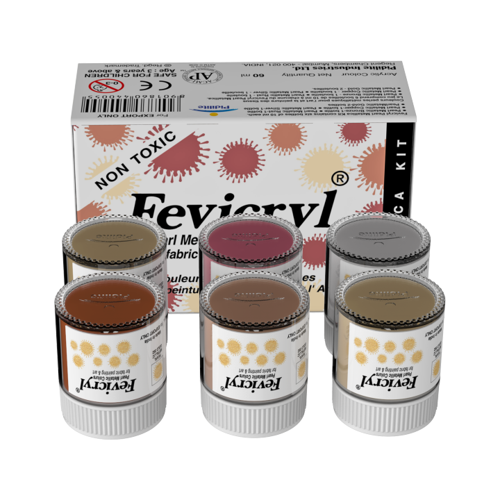 Fevicryl Acrylic Metallic Kit 60 ml | Daraz.com.bd
