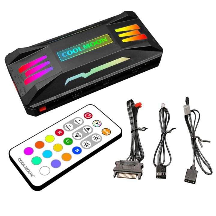 ARGB Controller 4-Pin PWM Temperature Control 5V 3-Pin Synchronization ...