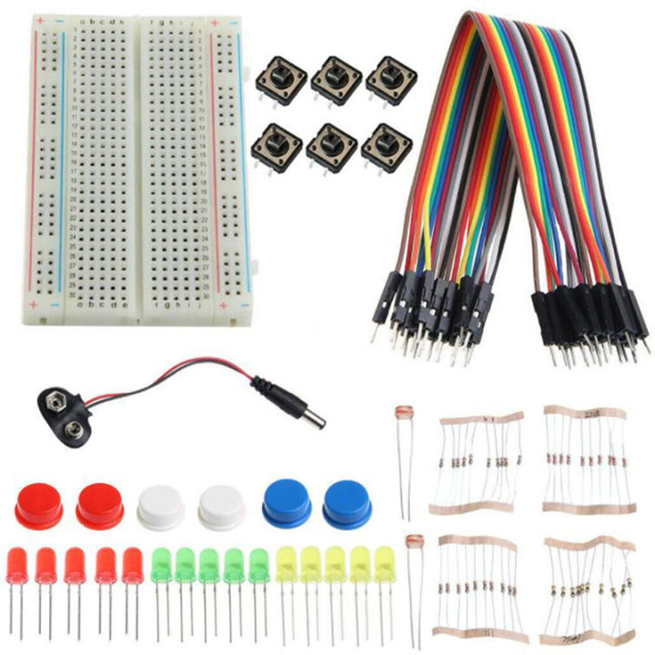 Electronic Starter Kit R3 Mini Breadboard LED Jumper Wire Button for ...