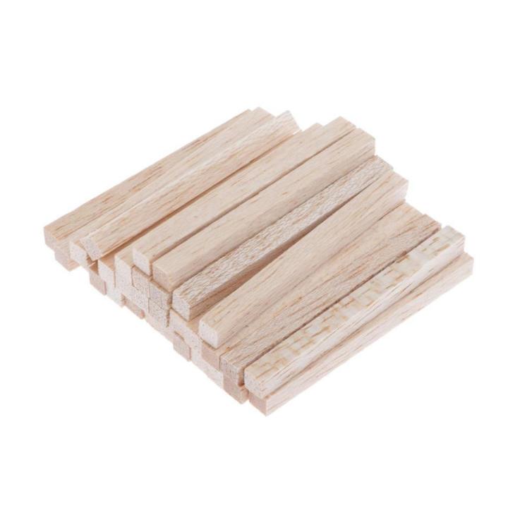 2x30x Unfinished Plain Balsa Wood Round Stick Dowel Rod DIY Craft ...