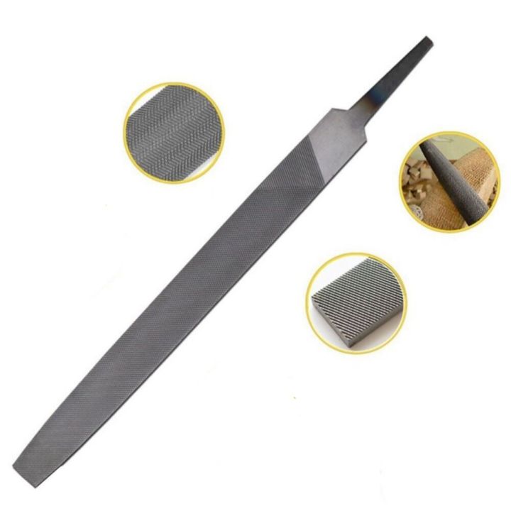 Metal Flat File or Steel Files 250mm/ 10 inch For Filing Holes Corners ...