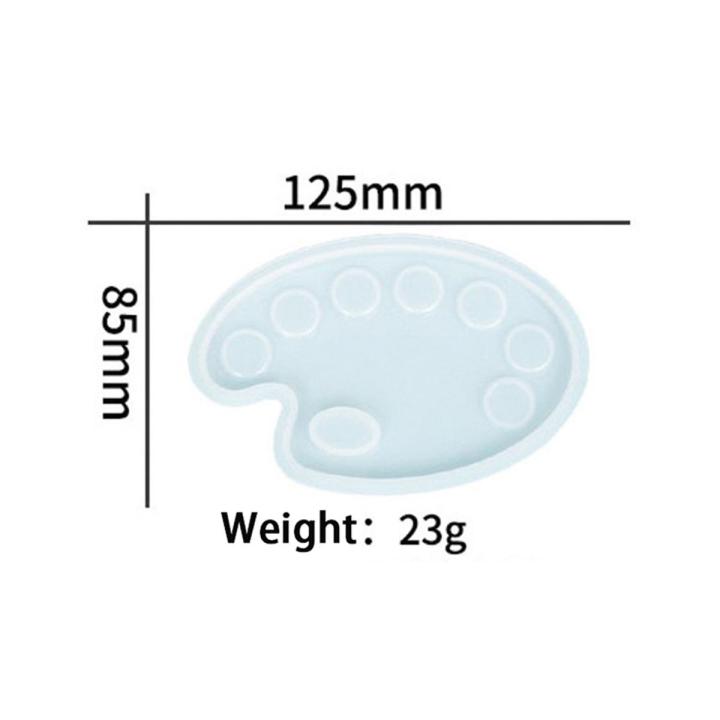 DIY Color Palette Epoxy Resin Mold Handmade Drawing Board Silicone ...