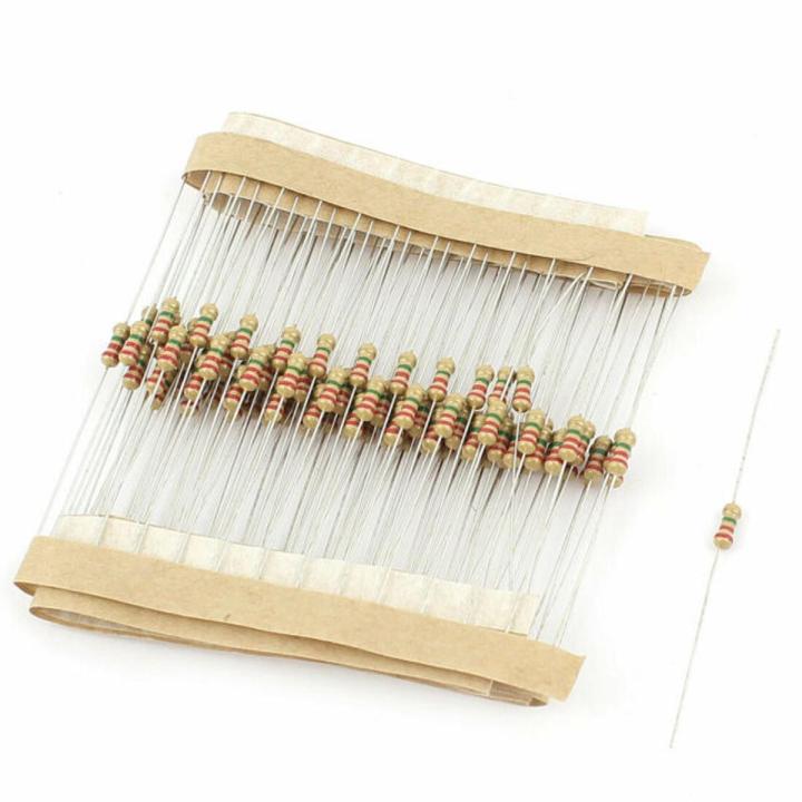 100Pcs 390K Resistor 390K Ohm Carbon Film Resistor 390K 1/4W Resistance 0.25 Watt 5% Tolerance ...