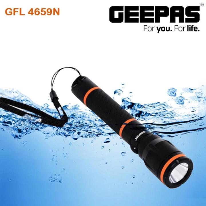 Geepas Waterproof LED Flash light GFL4659N | Daraz.com.bd