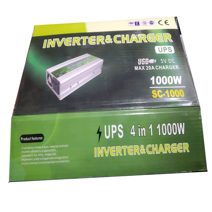 IPS Machine With Battery Charger Full Auto 1000 Watt DC 12V to AC 220V ...