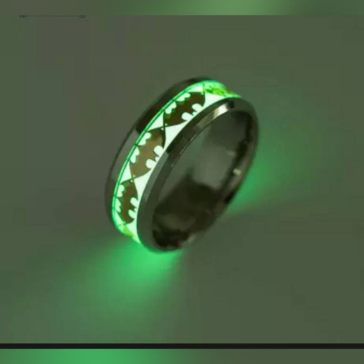 Rhodium-Plated Radium Ring - Batman Design | Daraz.com.bd