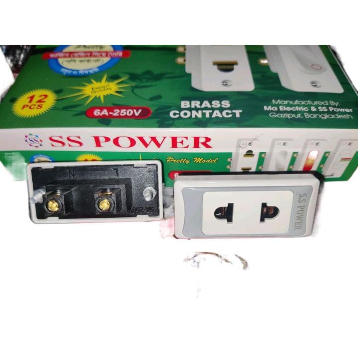 SS Power Socket for 2pin -High quality 2 pin Socket (2pcs) | Daraz.com.bd