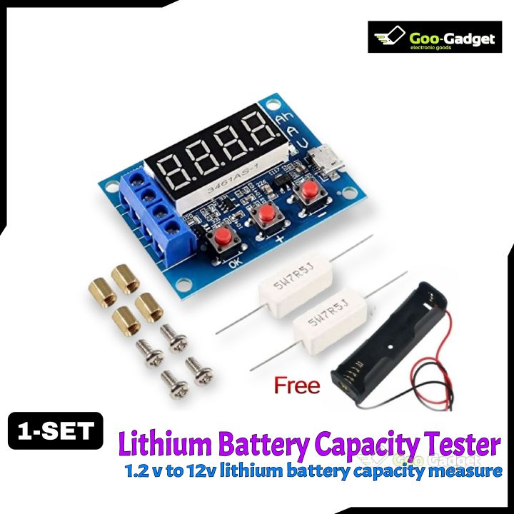 ZB2L3 Battery Capacity Tester LED Digital Display 1.2V ~12V 18650 ...