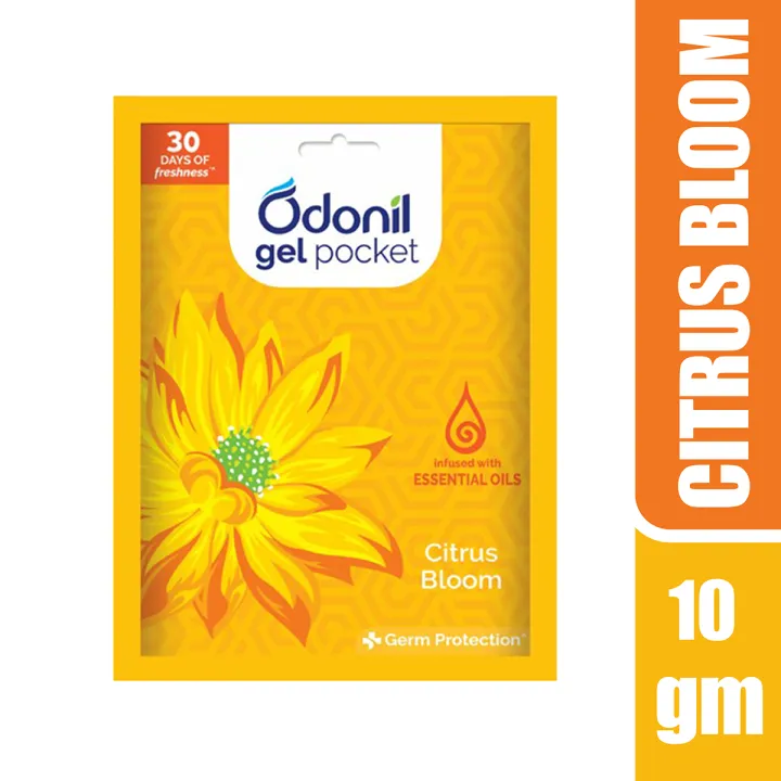 Odonil Gel Pocket Mix CITRUS BLOOM 10g | Daraz.com.bd