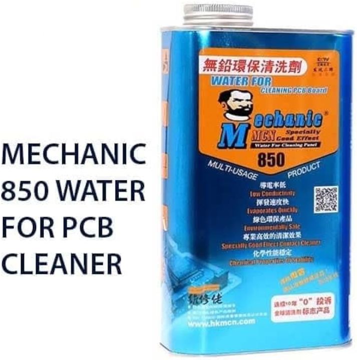 MECHANIC 850 LEAD FREE CIRCUIT BOARD CLEANER LIQUID FOR WATER DAMAGE ...