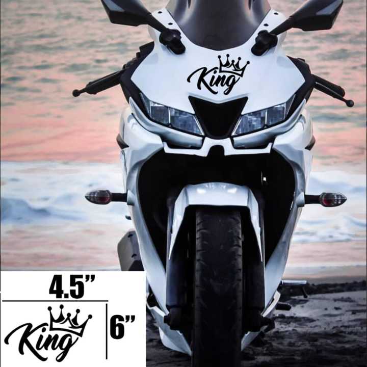 king sticker/Bike Decal Sticker - King With crown/(Waterproof and ...