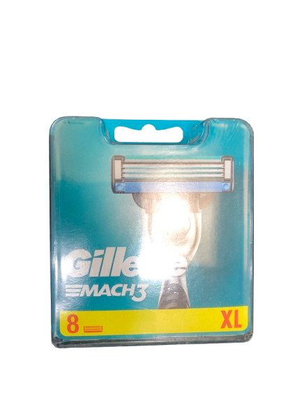 Gillette MACH3 turbo razor blades, Mach3 Turbo Cartridge 8 Blades ...