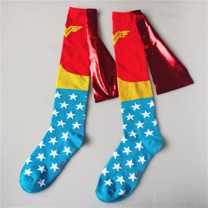 【3C VictoryEagle】Woman Cape Socks Stockings Red - Knit on Cape Cosplay ...