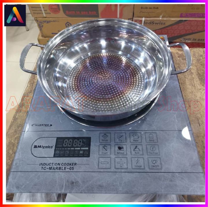 Miyako Induction Cooker TC-MARBLE-05/04 [INVERTER] With FREE COOKING ...