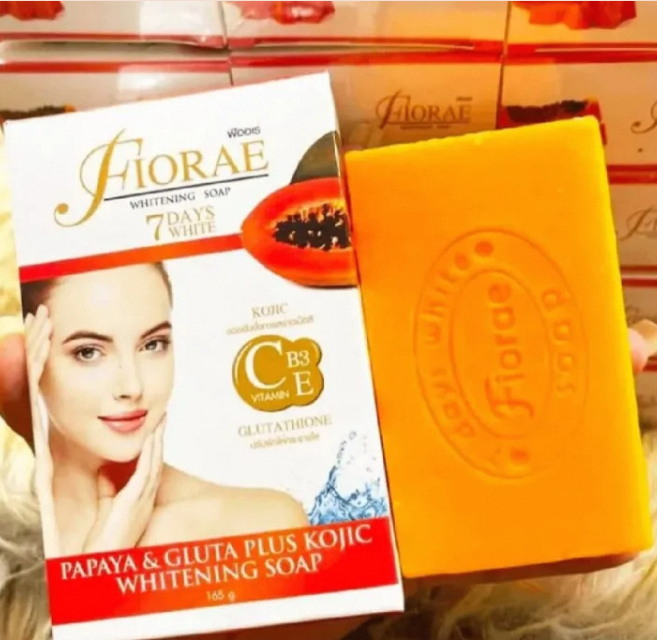 Handmade Fiorae Papaya And Gluta Plus Kojic Whitening Soap 165g | Daraz ...