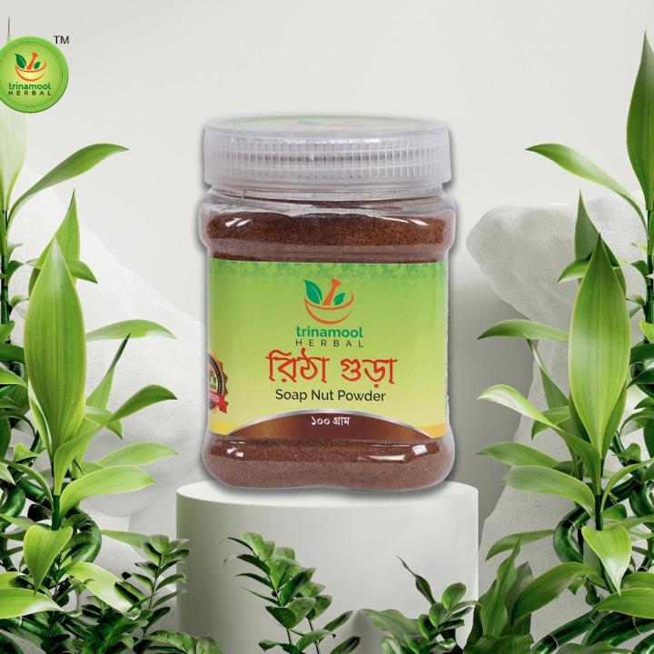 Trinamool Herbal- Ritha Powder -100gm | Daraz.com.bd