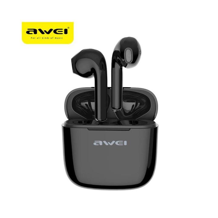 AWEI T26 TWS True Auricular Wireless Bluetooth Earbuds Headphones ...