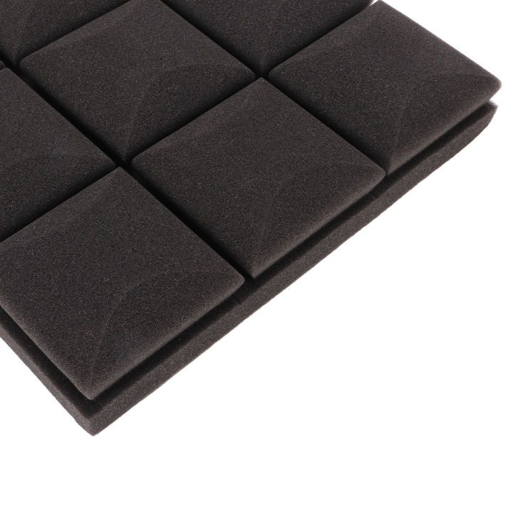10x Sound Proofing Acoustic Panels Tiles Foam Studio Insulation ...