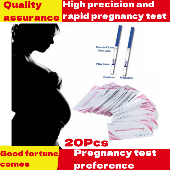 20 Pcs Fertility Ovulation (L H) Test Strips Early Home Urine Testing ...
