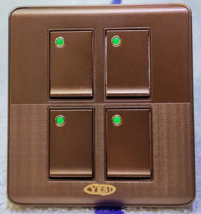 Yes E2 model 4 gang switch | Daraz.com.bd