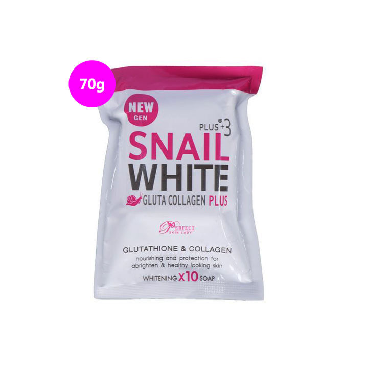 Snail White Collagen Soap - 70gm (Thailand) | Daraz.com.bd